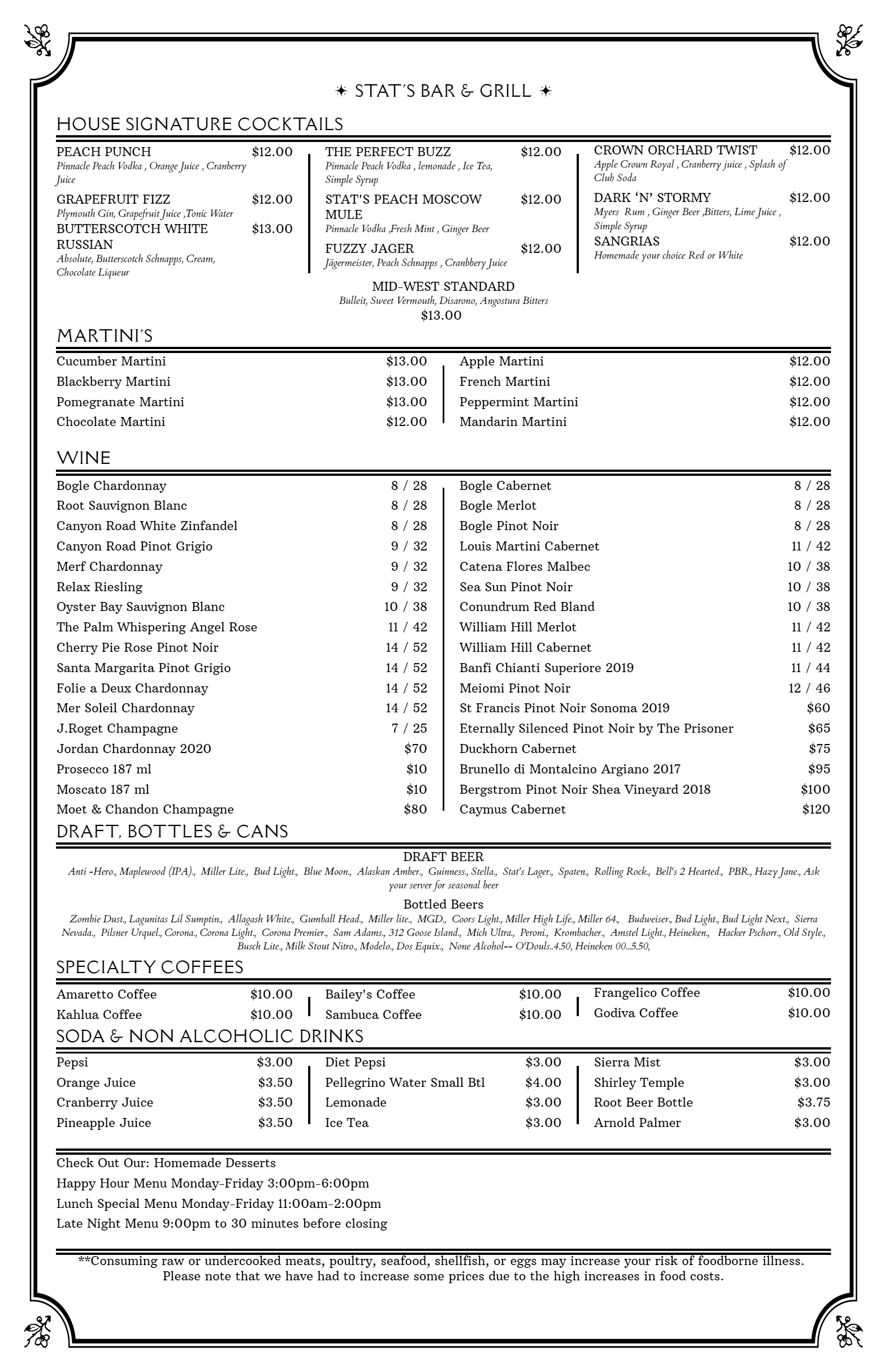 Stats Bar & Grill – A BAR & GRILL ON FIRE!